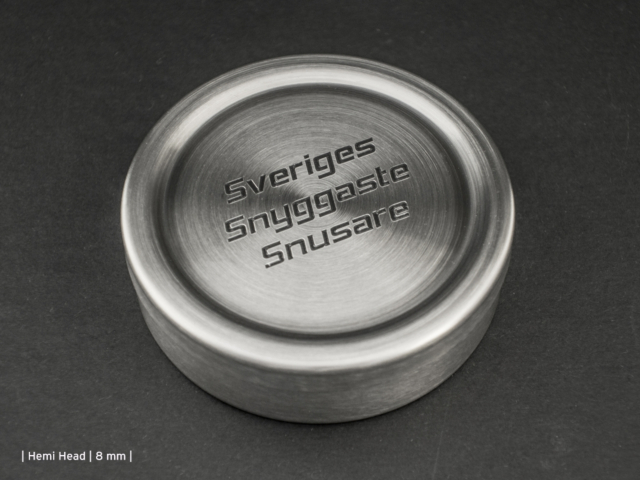 Snusdosor med gravyr | Personlig snusdosa i metall